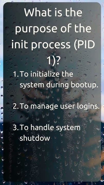 Init Process Linux Interviewquestions Interview Questions Test