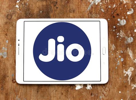 Jio Reliance Jio Infocomm Limited Logo Editorial Photo Image Of