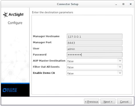 Configuring Arcsight Esm