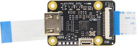 Geekworm Raspberry Pi Hdmi Modul Hdmi Auf Csi 2 C790 Unterstützt Bis Zu 1080p60fps Kompatibel