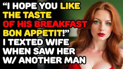 Caught My Wife Cheating In A Restaurant With Another Man And Sent Her A