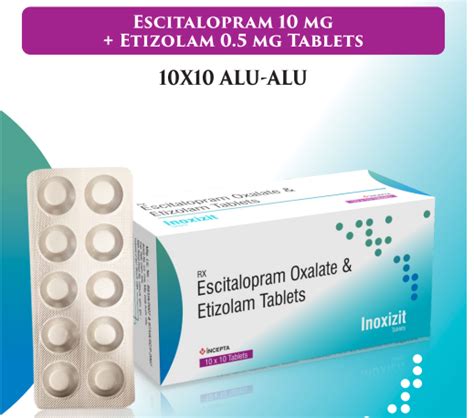 Escitalopram 10mg Destam 10 Mg Escitalopram Tablets I P 10 Mg