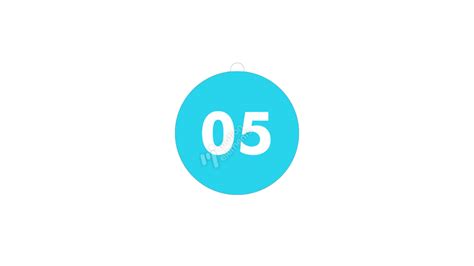 5 Seconds Countdown Timer 