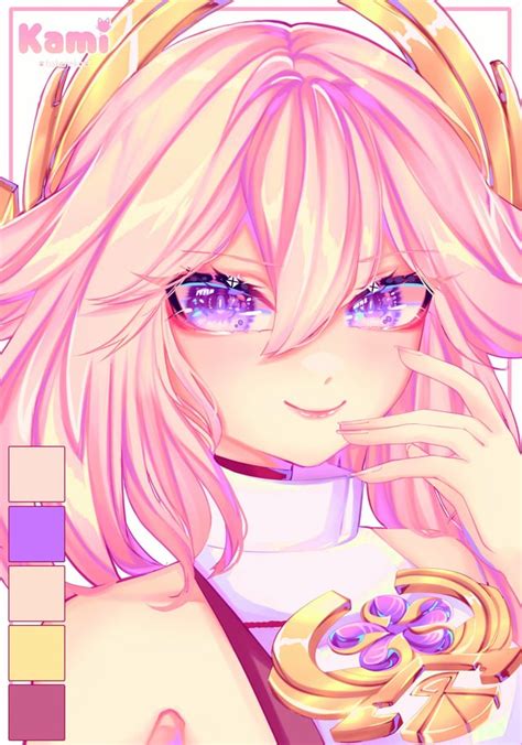 Yae Miko Fanart Kami Bakeneko On Twitter R Genshin Impact