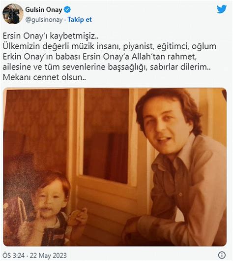 Gülsin Onay Acı Haberi Duyurdu