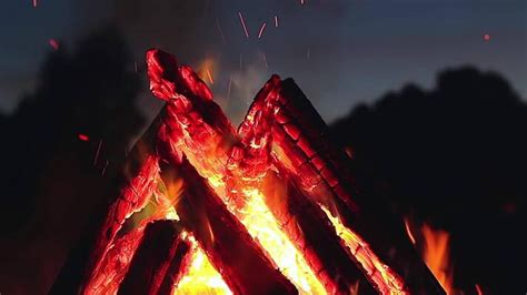 Animated Campfire Stock Video Footage For Free Download