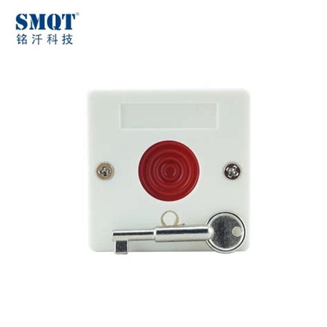 fireproof abs push button key reset switch panic button emergency exit