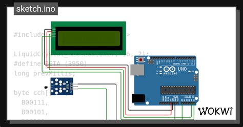 Teplota Wokwi Esp32 Stm32 Arduino Simulator