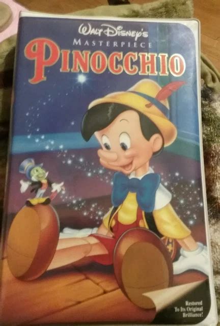 Vintage Pinocchio Vhs Tapes Walt Disney Classic Masterpiece Eur 1103