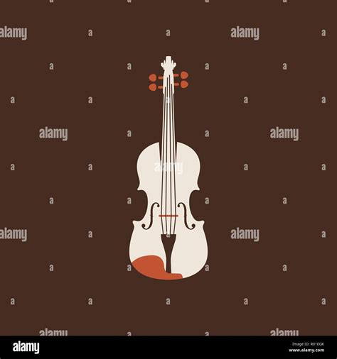 Classical Violin Icon Isolated Vector String Ill Stock Vector Image