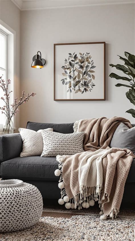 20 Stunning Charcoal Couch Living Room Ideas