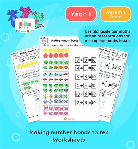 Year 1 Making Number Bonds To 10 Worksheets Year 1 Number Bonds