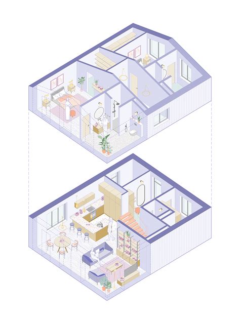 Architectural Illustration Behance
