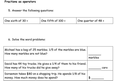 Mash Maths Week Maths Assessmentfractions