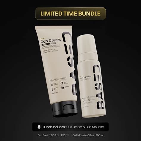Based Definition And Volume Duo Curl Mousse And Curl Cream Bundle For