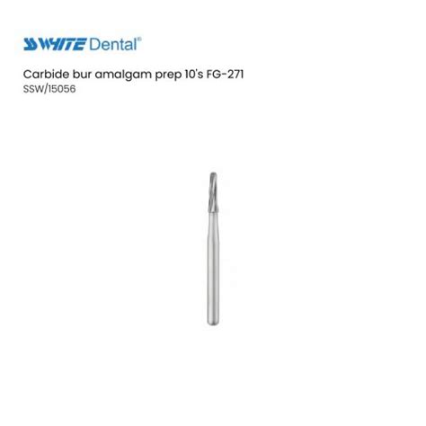 Carbide Bur Amalgam Prep 10s Fg 271 Sa Dental