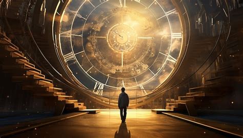 Premium Ai Image Quantum Space Time Continuum Futuristic Digital Art