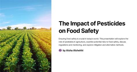 The Impact Of Pesticides On Food Safety