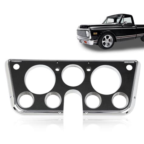 Pit66 Dash Bezel 7 Hole Cover Dashboard Cover Fit For Chevy C10 Truck