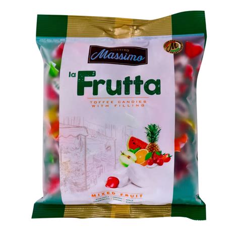 Maestro Massimo La Frutta Soft Toffee Candy Filled With Mixed Fruits