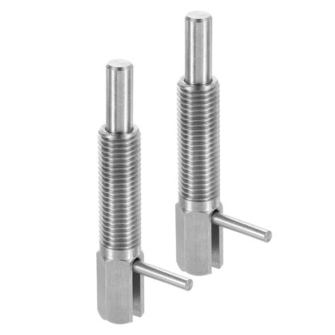 Uxcell Retractable Indexing Plunger Pin L Spring Plunger Stainless