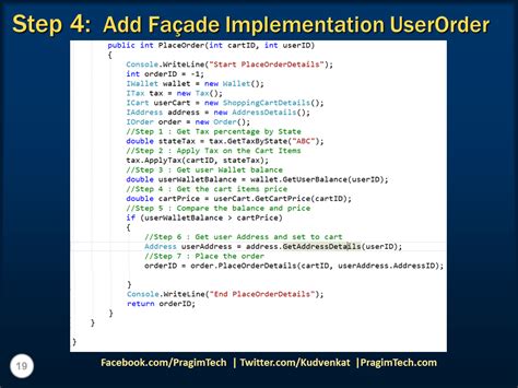 Sql Server Net And C Video Tutorial Facade Design Pattern Slides