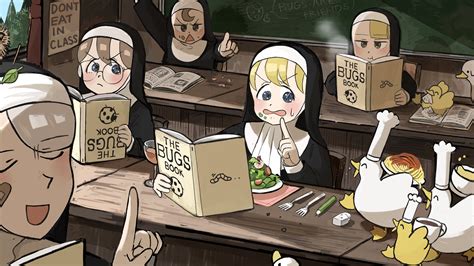 Clumsy Nun Froggy Nun Spicy Nun Glasses Nun And Leaf Nun Little
