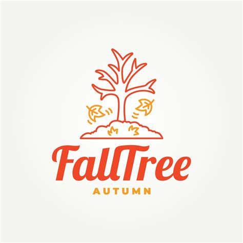 Fall Tree Logo For Autumn Season 73687663 Vector Art At Vecteezy