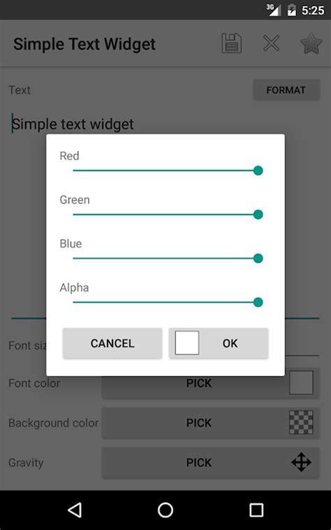 Simple Text Widget APK สำหรบ Android ดาวนโหลด