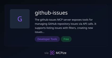 Github Issues Mcp Server