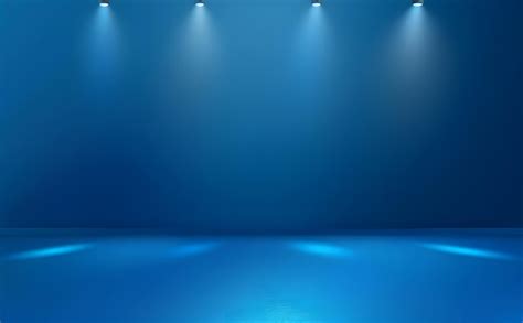 Premium Photo Blue Gradient Background With Spotlight On Dark Blue