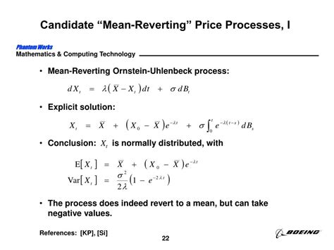 ppt real options and mean reverting prices powerpoint presentation
