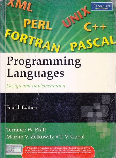 Second Hand Book Programming Languages Pearson