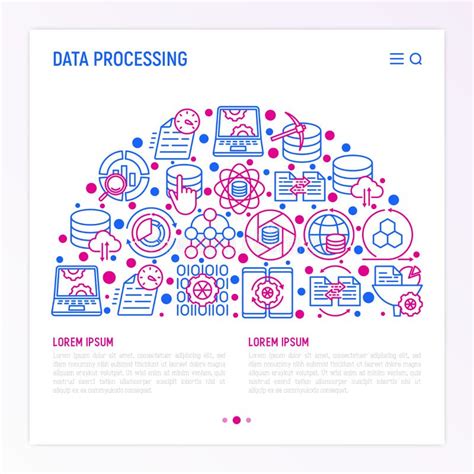 Processing Circle Development Process Buffer Timeline Chart Business