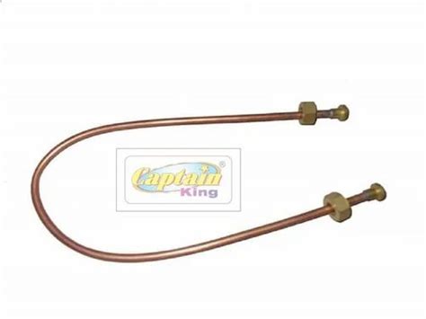 Round Msbrass Flexible Hose Pipe Brass Nuts 1 Feet Inner Diameter 5