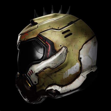 🪖 Doomslayer Helmet Lifesize Cosplay Model Doom The Dark Ages・ Stl File For 3d Printing・cults