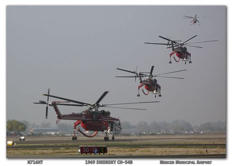 N716ht 1969 Sikorsky Ch 54b Merced Municipal Airport Flickr