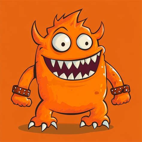 16000 Looney Tunes Orange Monster Pictures