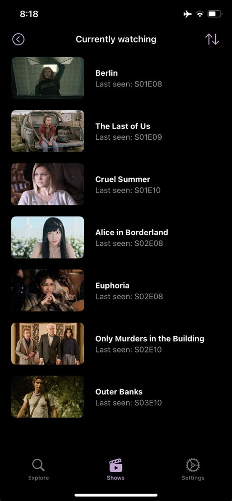 Github Luki120areesha Keep Track Of Your Favorite Tv Shows ⇝ Uikit Mvvm C And Combine Tm
