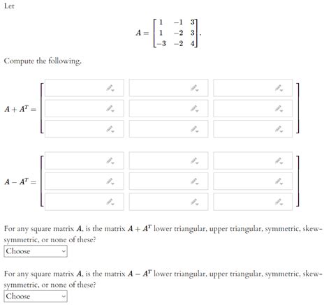 Solved Let A 1 1 3 1 37 2 3 2 4 Compute The Following