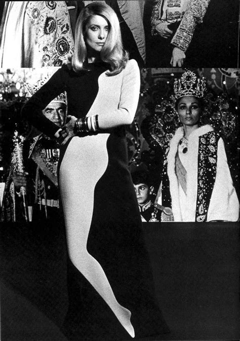 Catherine Deneuve In Ysl 1966 By Helmut Newton Helmut Newton