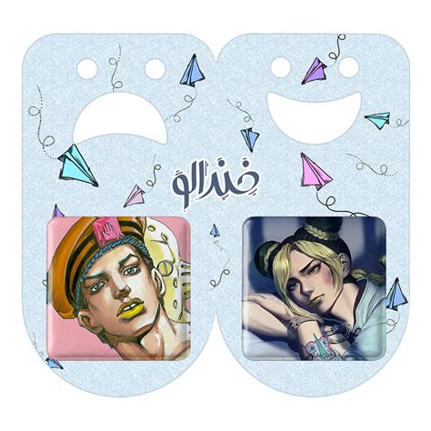 قیمت و خرید مگنت خندالو طرح جولین کوجو و هیگاشکاتا جوسکه انیمه جوجو Jojo کد 1151011509 مجموعه 2 عددی