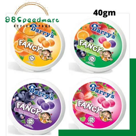 [98] Darrys Fancy Fruit Drop Candy 40g 4 Flavors Lazada