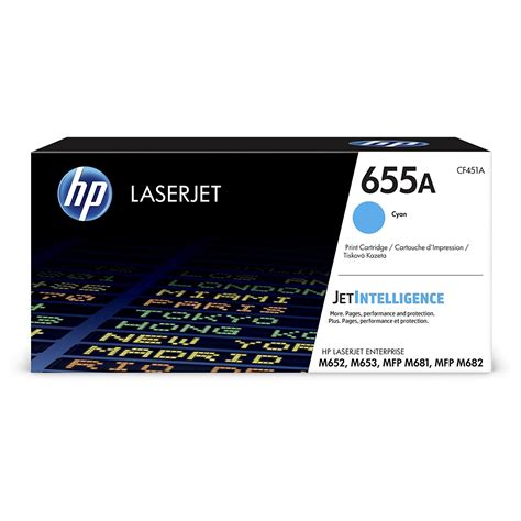 Original Hp 655a Cyan Toner Cartridge Cf451a Hp Colour Laserjet