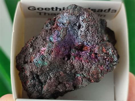 Iridescent Geothite From Spain Geothite Crystaliridescent Crystal