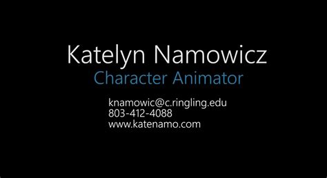Kate Namowicz Summer Reel 2024