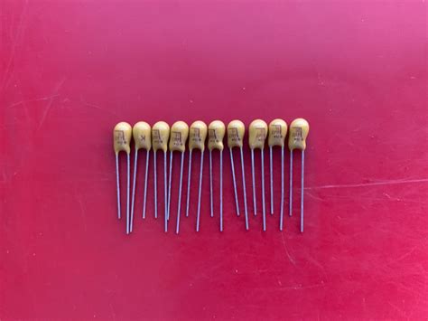 10x Tap475k035scs Kemet Capacitor Tantalum 47uf 35v 10 Radial Ebay