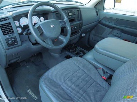 Medium Slate Gray Interior 2007 Dodge Ram 1500 Sxt Regular Cab Photo