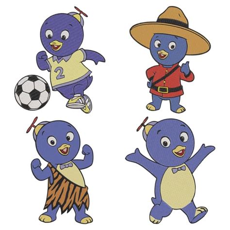 The Backyardigans Pablo The Penguin Soccer Player And Sombrero Tyrone