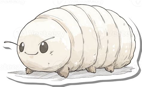 Adorable Cartoon Pill Bug Illustration 55383000 Png